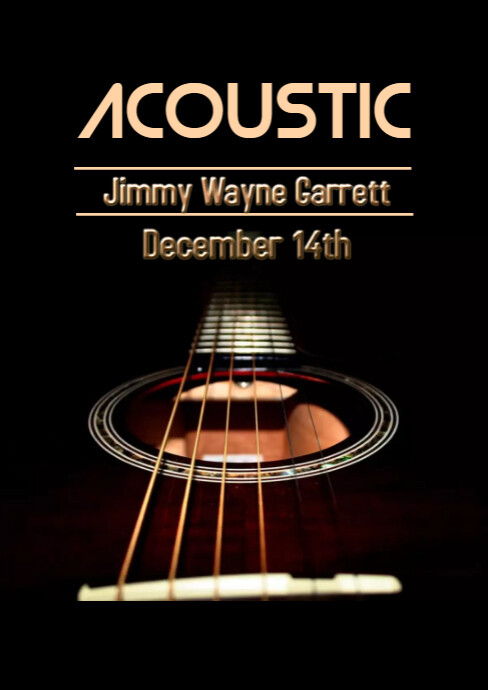 Jimmy Wayne Garrett | PosterMyWall