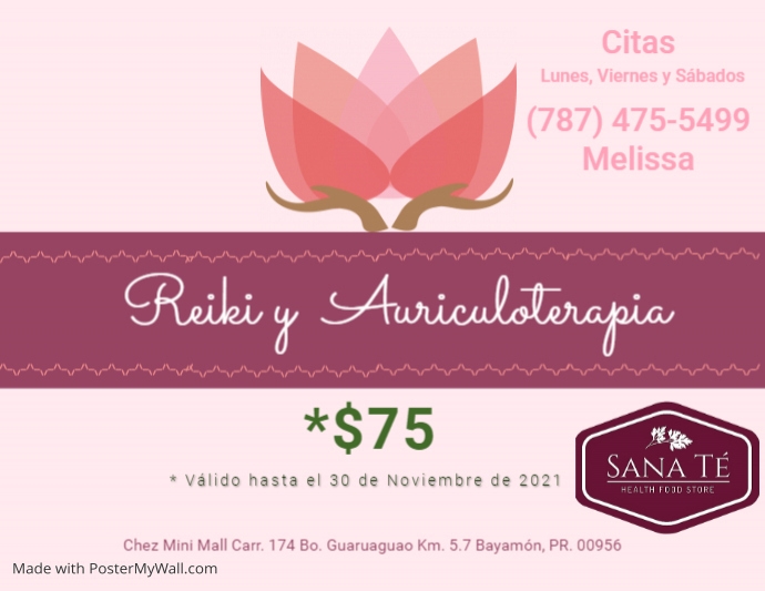 Copia de Reiki for emotional healing advertisement ban | PosterMyWall