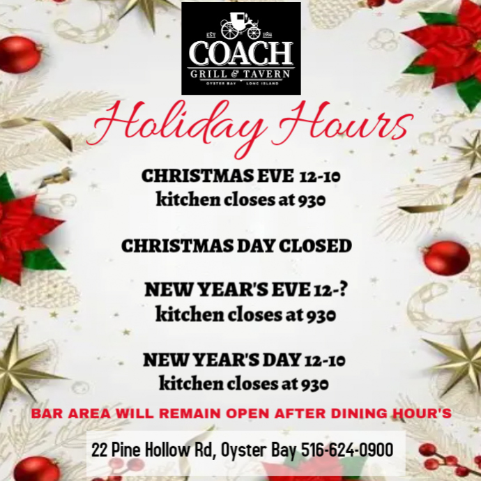 Copy of CHRISTMAS STORE BUSINESS HOURS Flyer Template | PosterMyWall