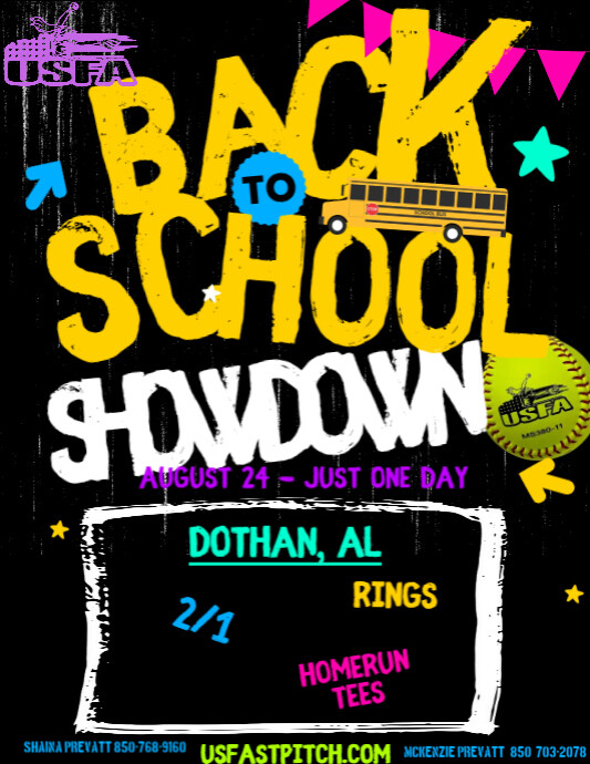 Back to School Showdown | PosterMyWall