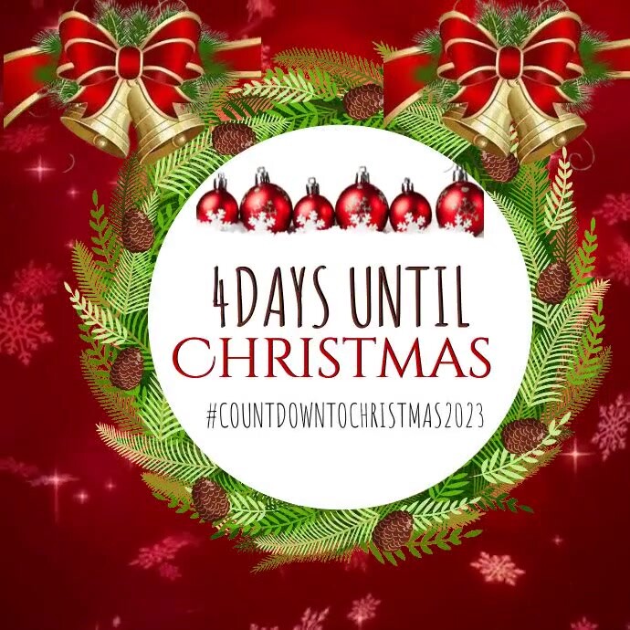 days until christmas countdown template | PosterMyWall