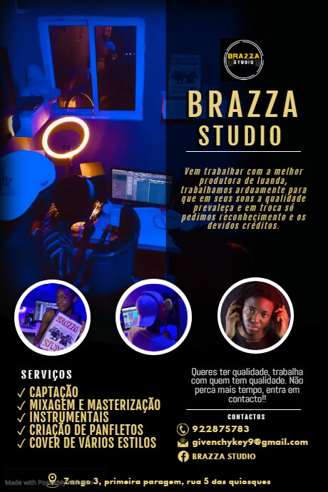 Recording Studio Flyer Template | PosterMyWall