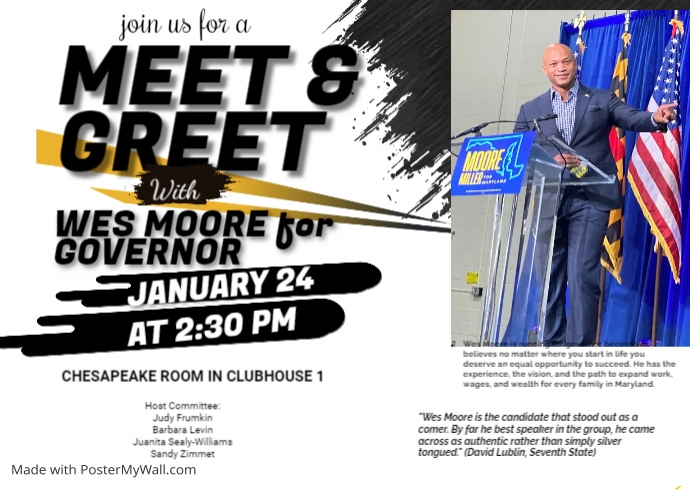 Copy of Copy of Meet & Greet Post Card | PosterMyWall