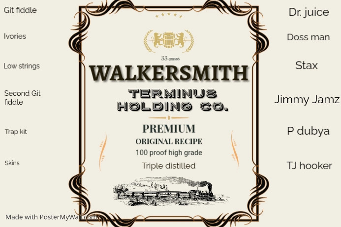 Copy of Whiskey Label Custom Design | PosterMyWall