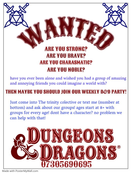 Dungeons & Dragons Photo Frame | PosterMyWall