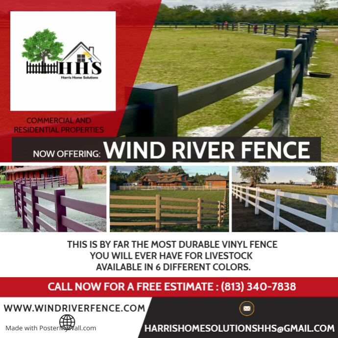 Copy of fence services advertisement template design | PosterMyWall