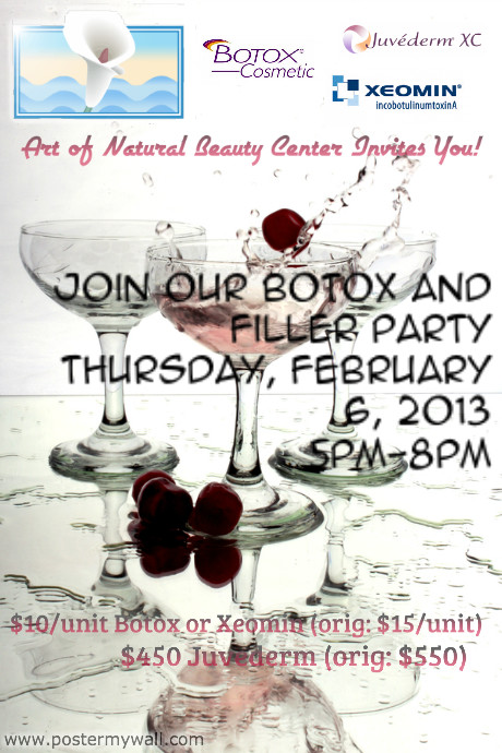 Botox party | PosterMyWall