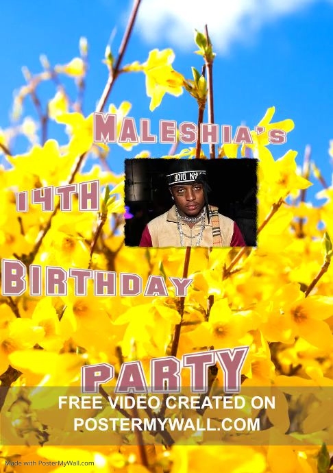 Copy of Copy of ong Us Birthday Invitation | PosterMyWall