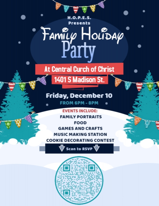 Family Holiday Party | PosterMyWall