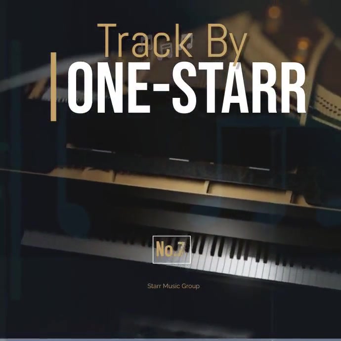 Track By One-Starr No. 7 | PosterMyWall