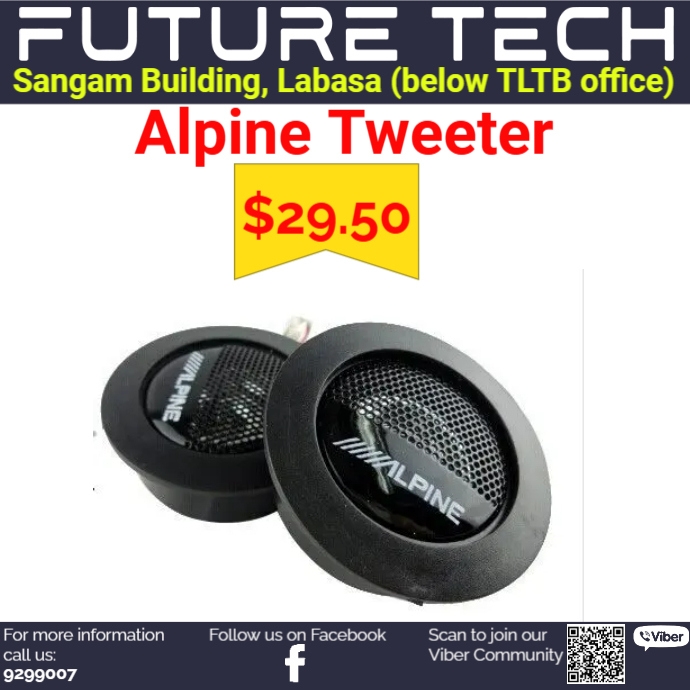 Copy of Alpine Tweeter | PosterMyWall