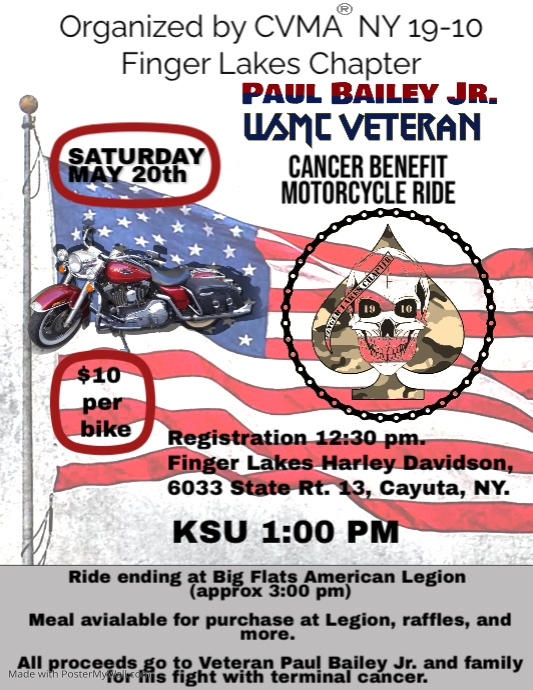 motorcycle run rally flyer template | PosterMyWall