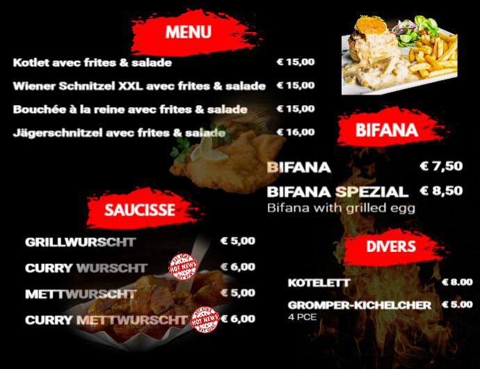 menu 2 | PosterMyWall