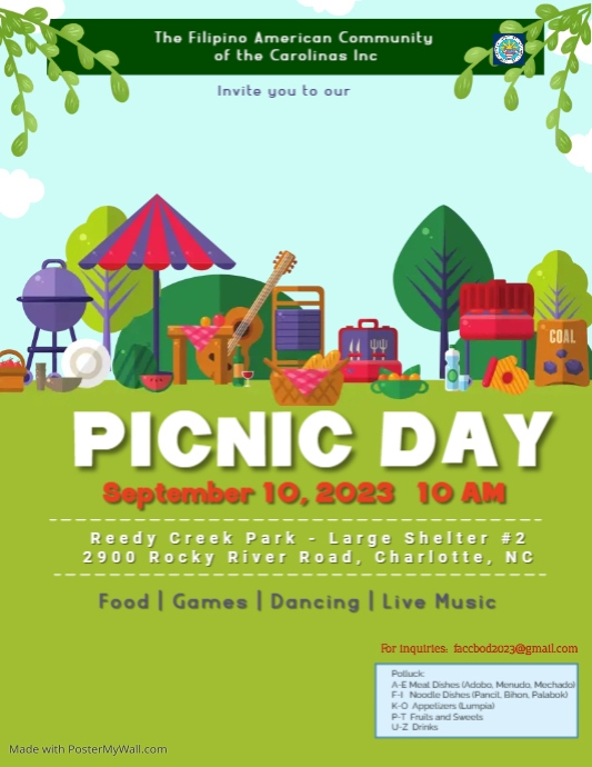 picnic day, picnic party,event | PosterMyWall