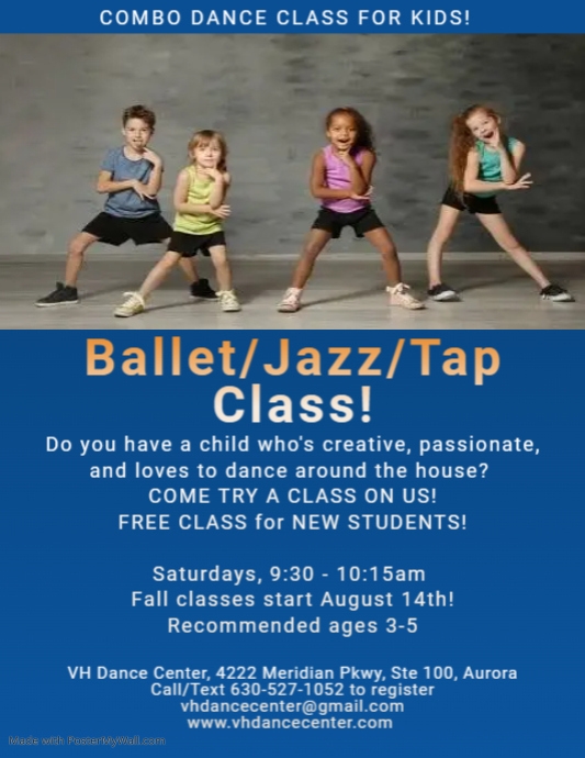 Copy of dance class | PosterMyWall