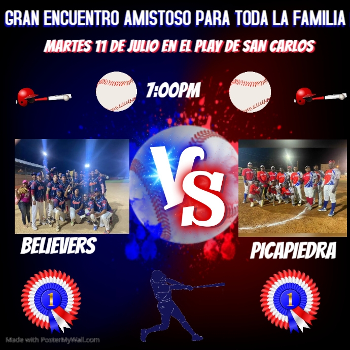 Copy of Copia de Baseball Template | PosterMyWall