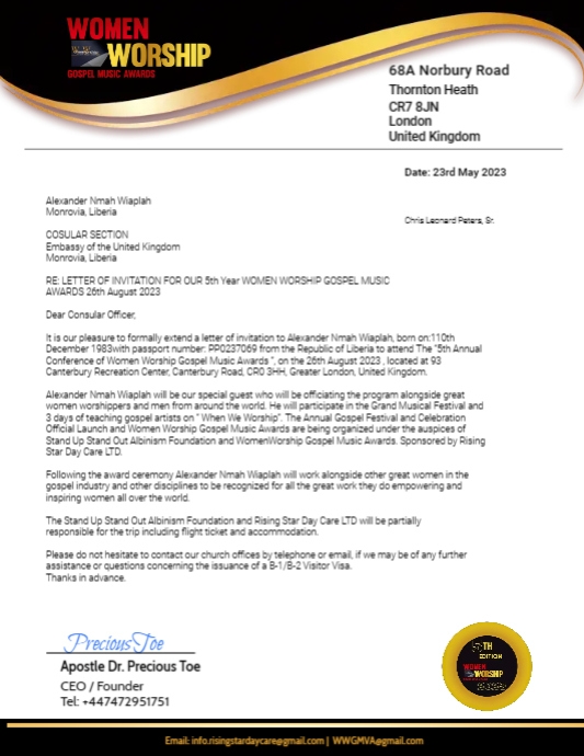 Copy of Letterhead | PosterMyWall