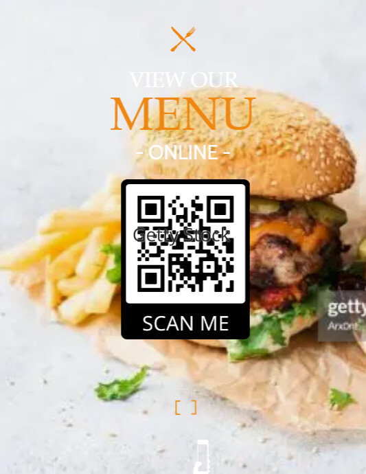 barbecue place online menu scan qr code | PosterMyWall