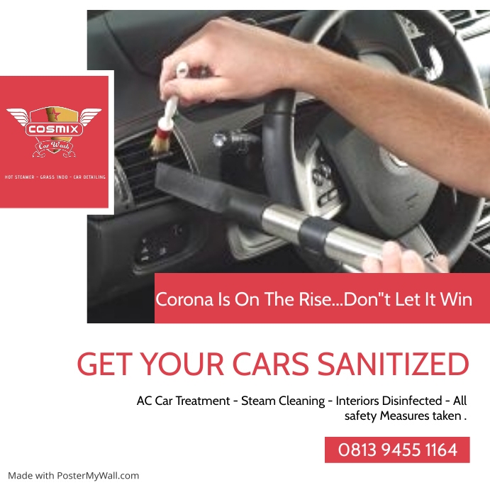 Salinan red and white car insurance services instagra | PosterMyWall