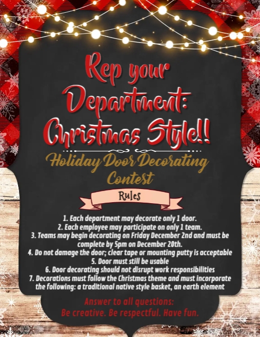 Christmas flannel and frost theme party | PosterMyWall