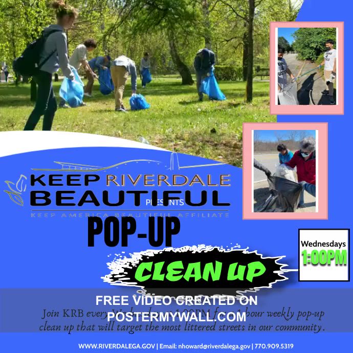 Pop Up Clean up | PosterMyWall