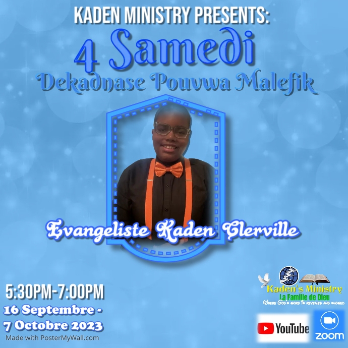 4 Samedi 16 Sept- 7 Oct 2023 (1) | PosterMyWall