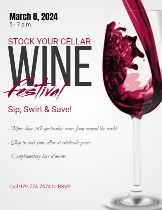 Stock Your Cellar | PosterMyWall