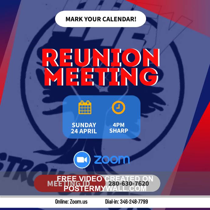Copy of Copy of Zoom Business Conference meting invitation | PosterMyWall