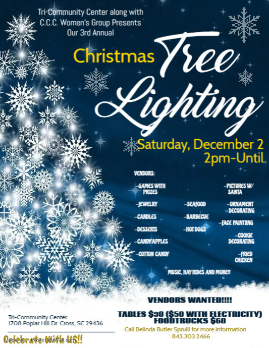 Tree Lighting | PosterMyWall