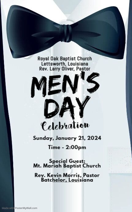 Men's Day Flyer Design Template | PosterMyWall
