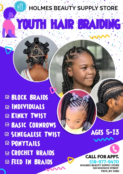 Copy of braids flyer | PosterMyWall