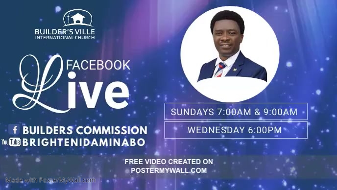 Live Online Seminar Video Promote template | PosterMyWall