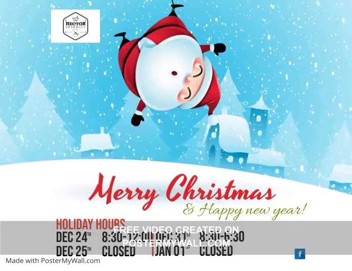 Copy of Holiday Hours - Store Hours Announcement | PosterMyWall