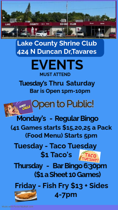 Upcoming Events Digital Display | PosterMyWall