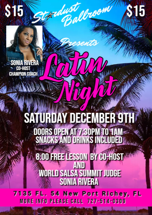 Copy of Thursday Latin Party Flyer | PosterMyWall