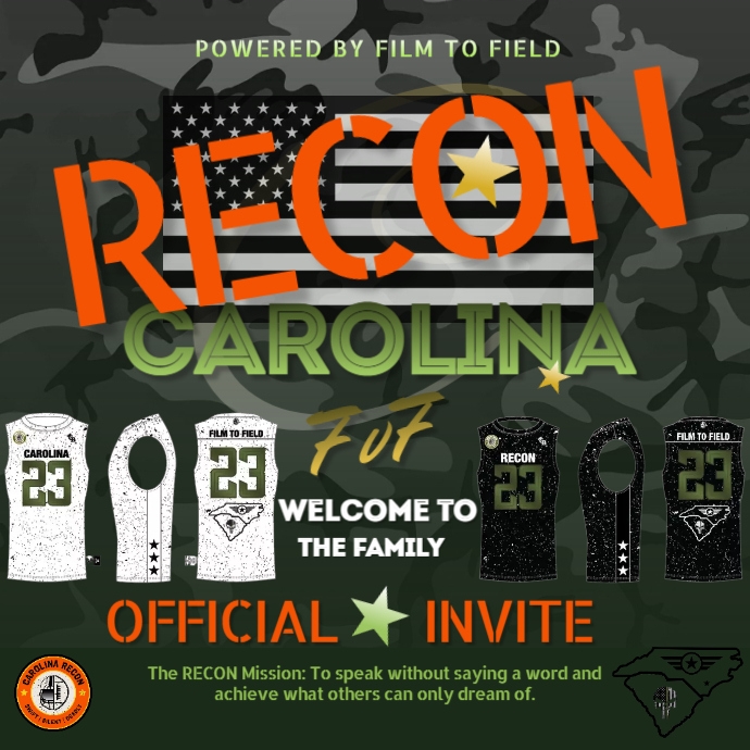 Recon Invite | PosterMyWall