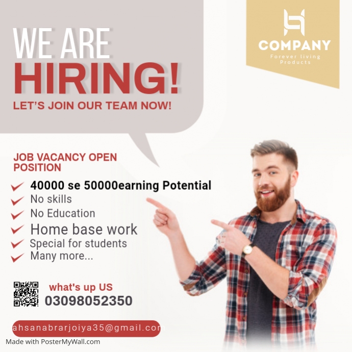 Copy of Copy of Job Hiring Social Media Video | PosterMyWall