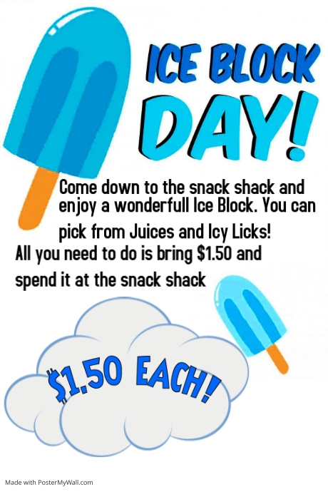 Copy of Ice block poster | PosterMyWall