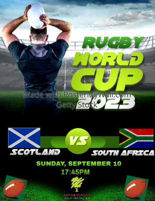 Copy of Rugby World Cup 2023 Flyer | PosterMyWall