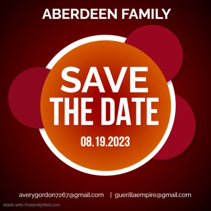 save the date flyer | PosterMyWall