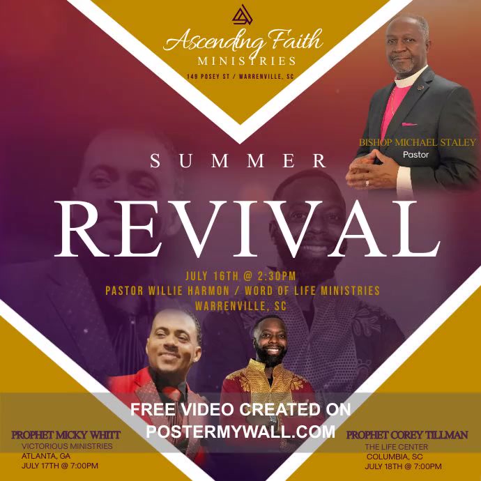 Summer Revival | PosterMyWall