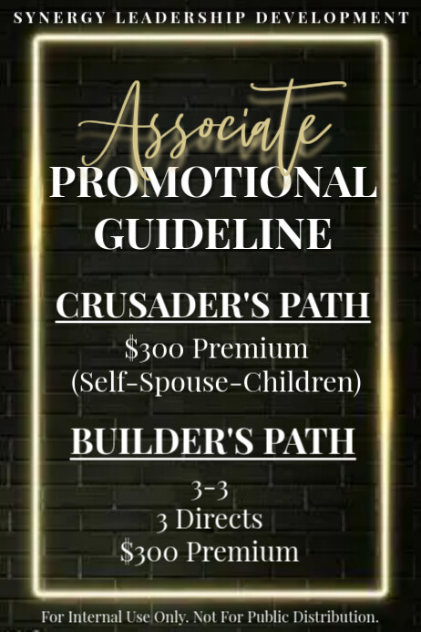 Synergy A Promotional Guideline | PosterMyWall