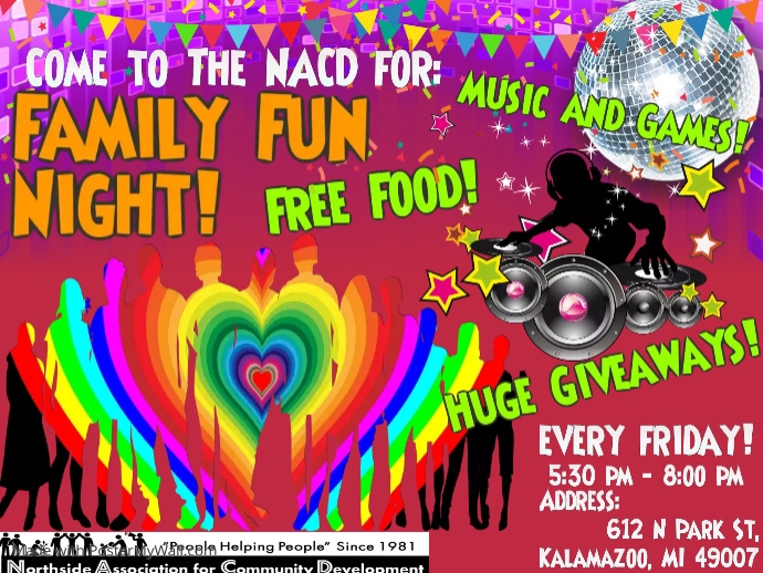 Family Fun Night Yard Sign | PosterMyWall