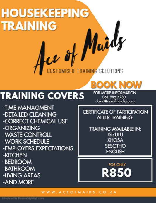 Orange Project Management Course Flyer | PosterMyWall