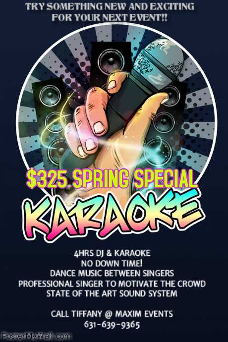 Karaoke SPring Special | PosterMyWall