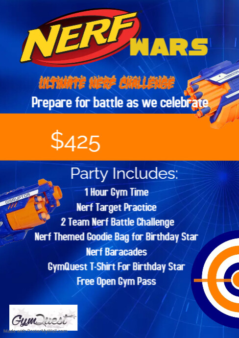 Nerf Flyer | PosterMyWall