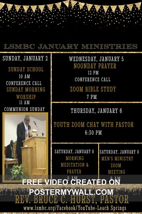 JANUARY 2022 MINISTRIES | PosterMyWall