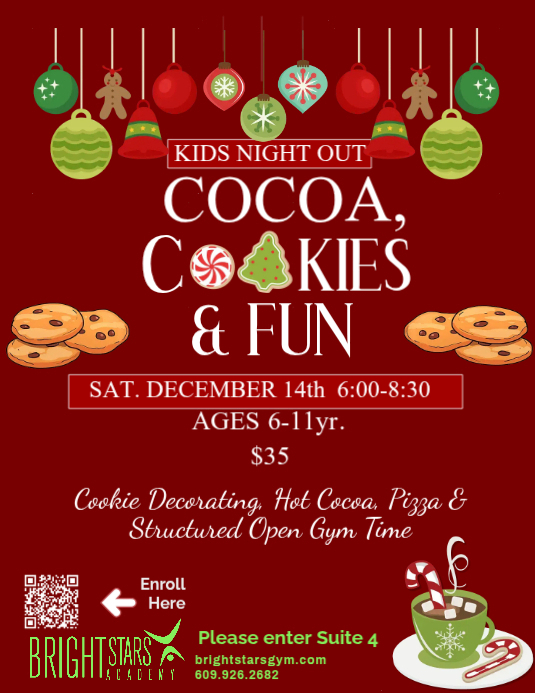 Cocoa & Cookies | PosterMyWall