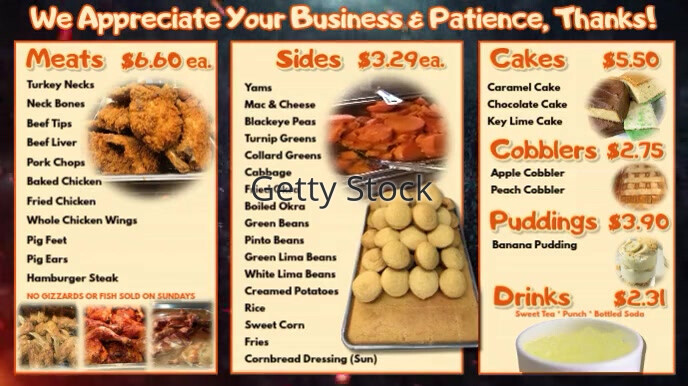 Copy of Thomas Rib Shack TV1 | PosterMyWall