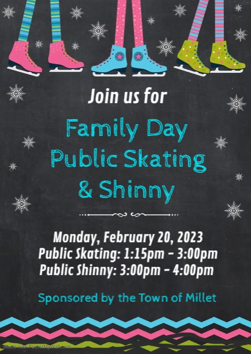 Winter Ice skating party Invitation | PosterMyWall